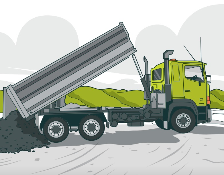 Keeping healthy and safe when tipping loads | WorkSafe